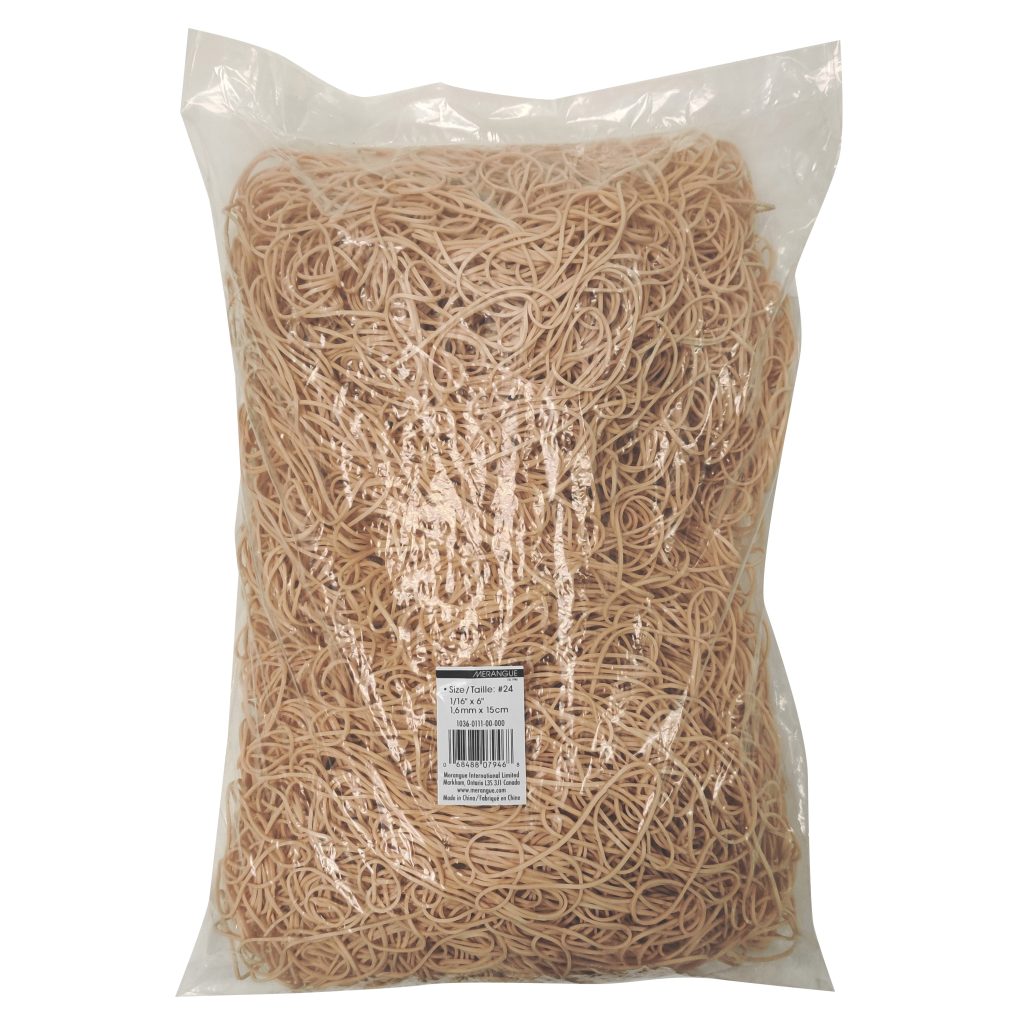 1036-0111-00-000 – Rubber Bands #24, 5lb Bag – Merangue