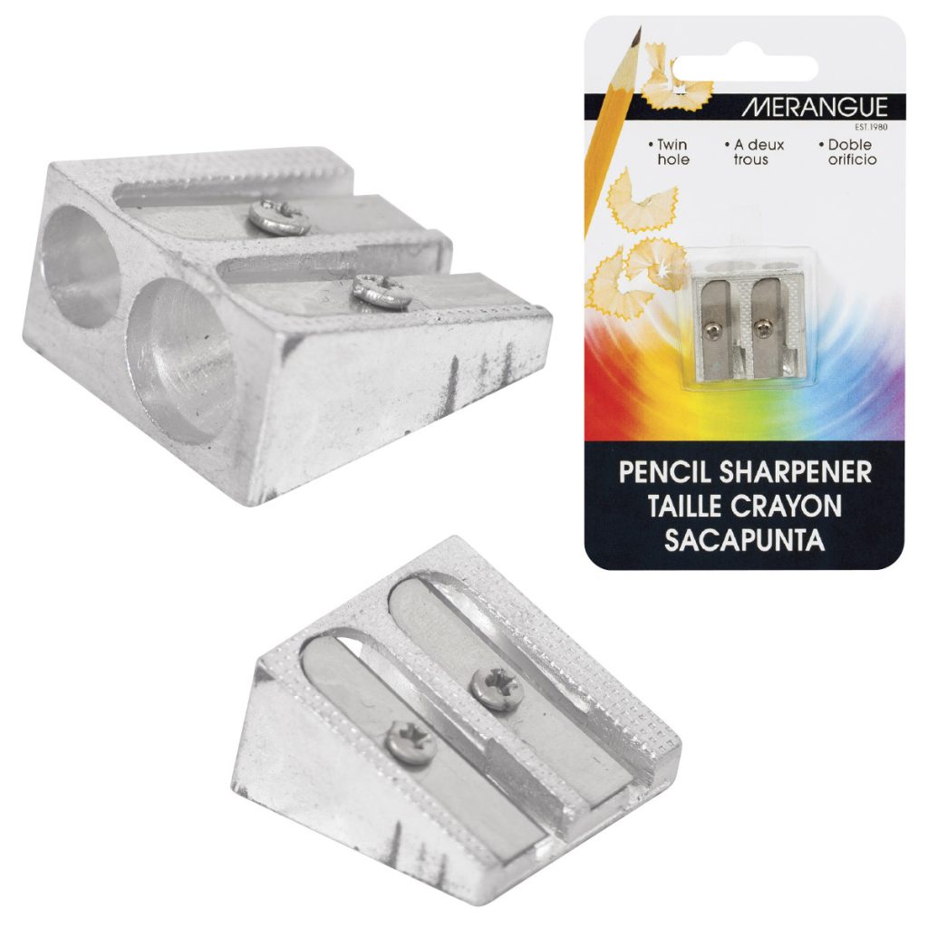 PS933BL – Aluminum Twin Hole Sharpener – Merangue