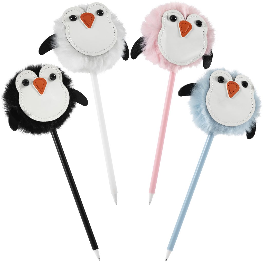 38Q1-2250-00-000 – Penguin Puff Pens – Merangue
