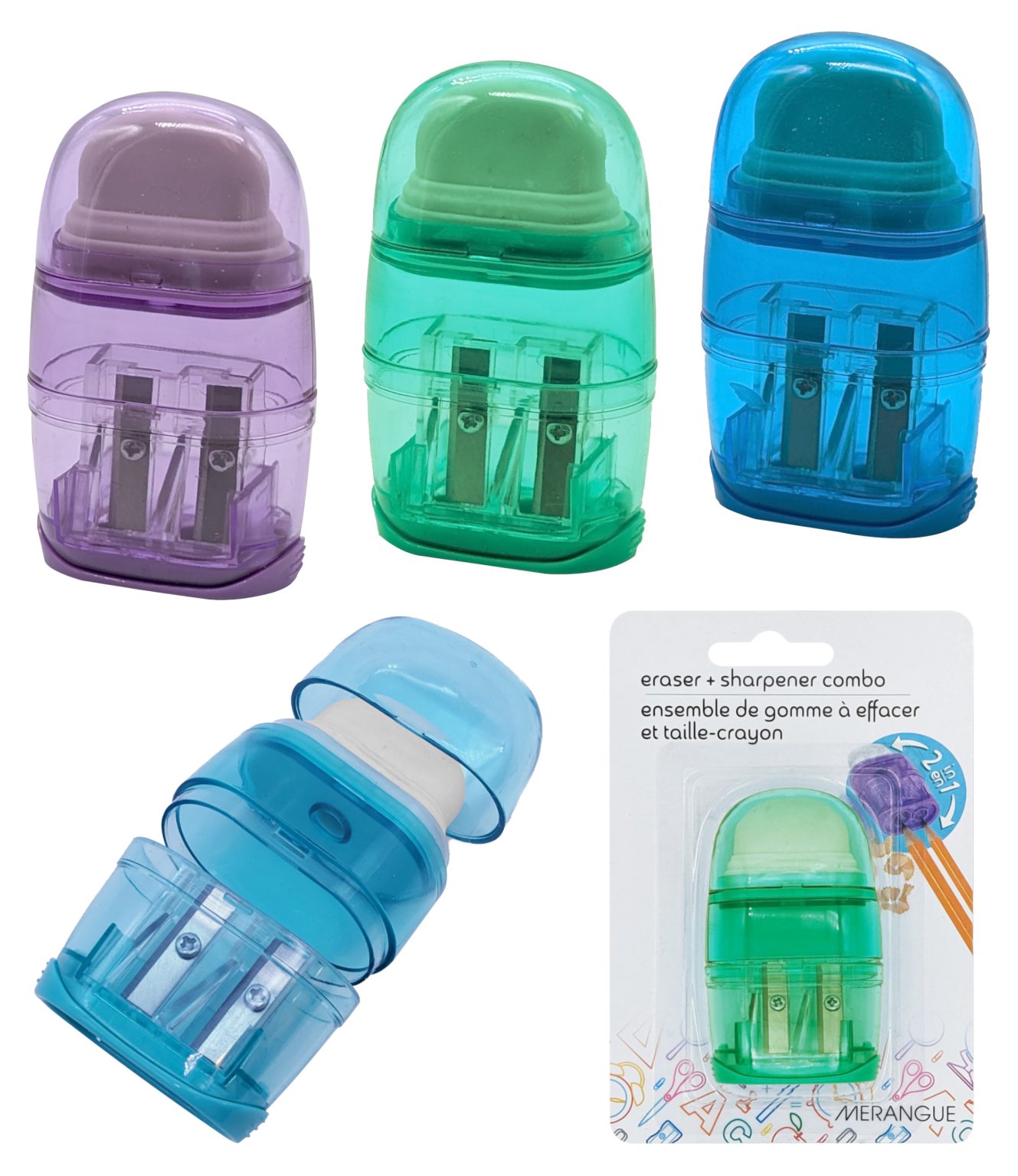 1016-1041-00-000 – Eraser/Sharpener Combo – Merangue