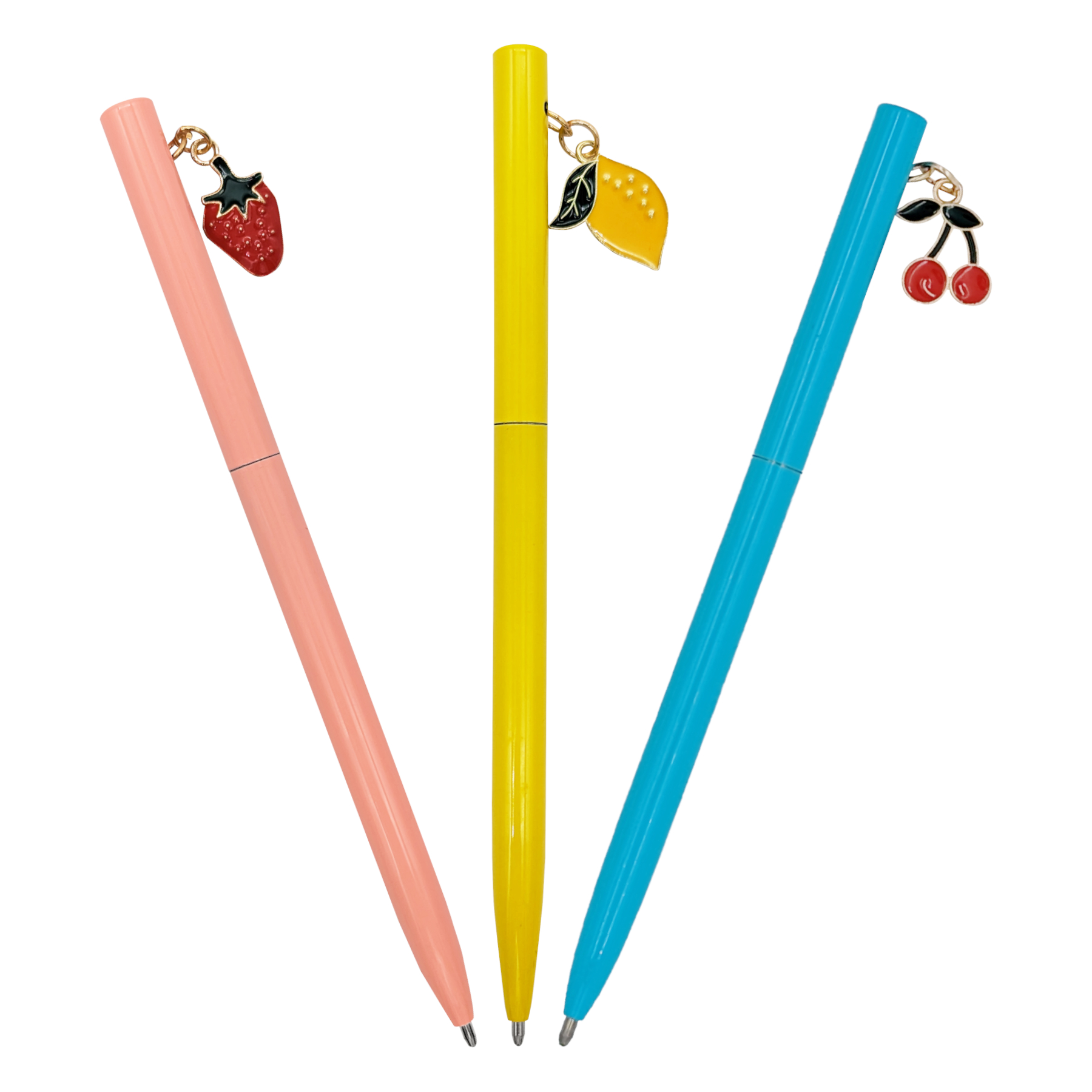 Pens with Fruit Charms – Merangue
