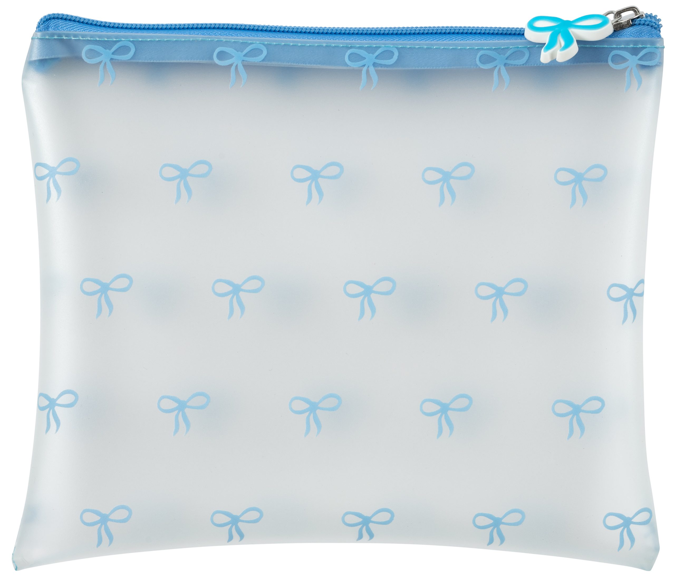 1015-4400-00-000 – Frosted Transparent Flat Pouch with Decorative Charm ...