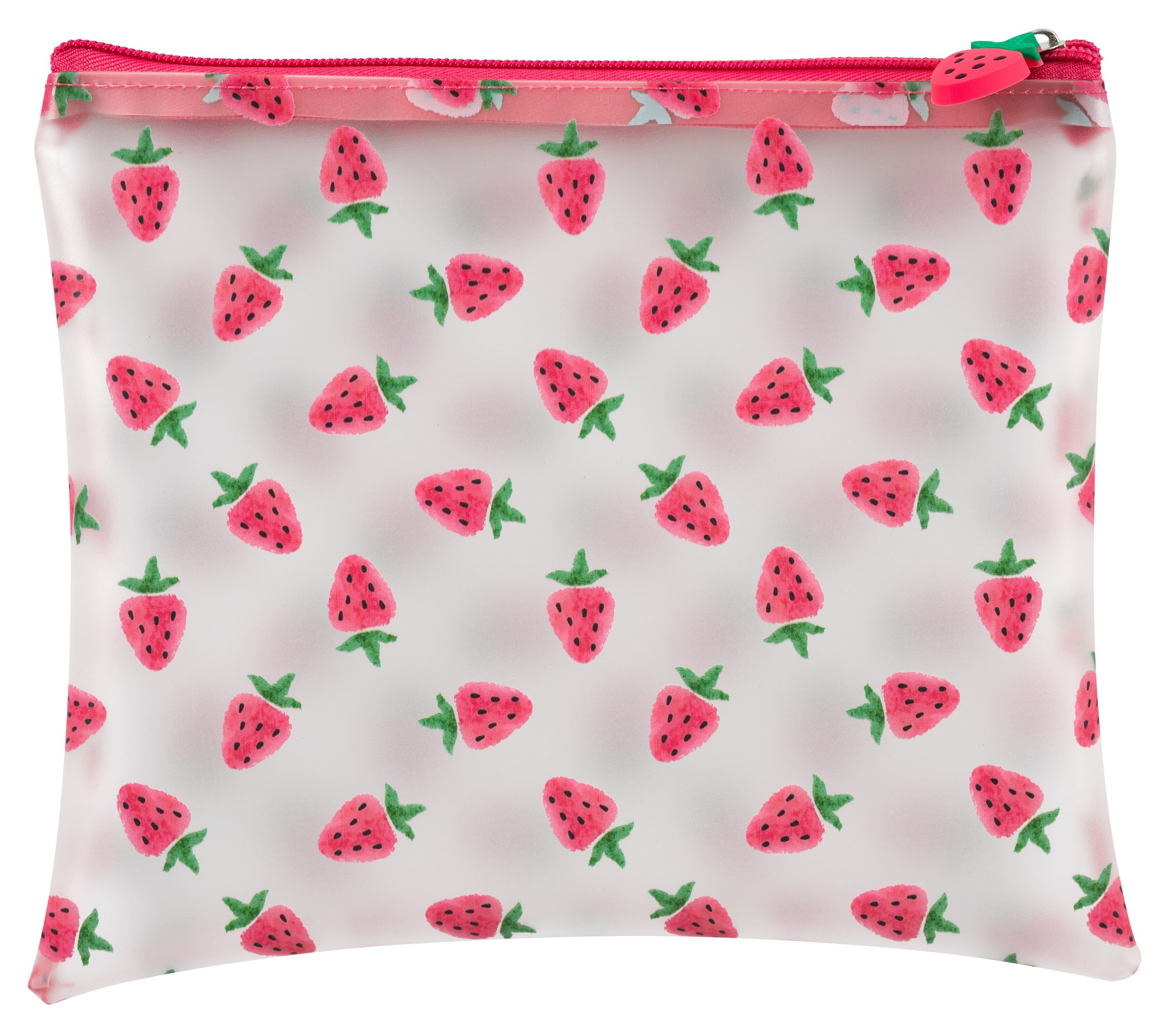 1015-4400-00-000 – Frosted Transparent Flat Pouch with Decorative Charm ...